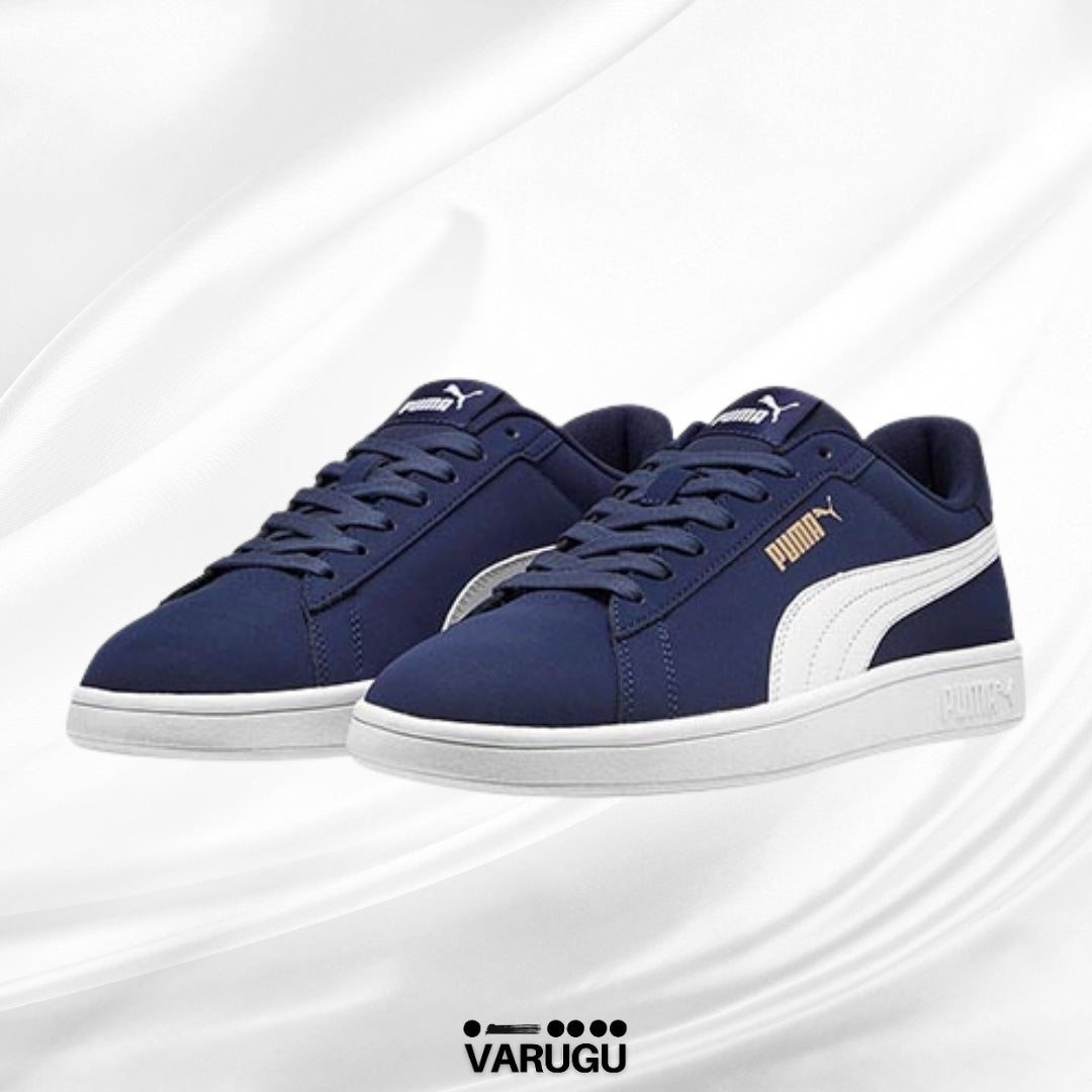 Tenis PUMA azules letra blanca y dorada hombres | VARUGU